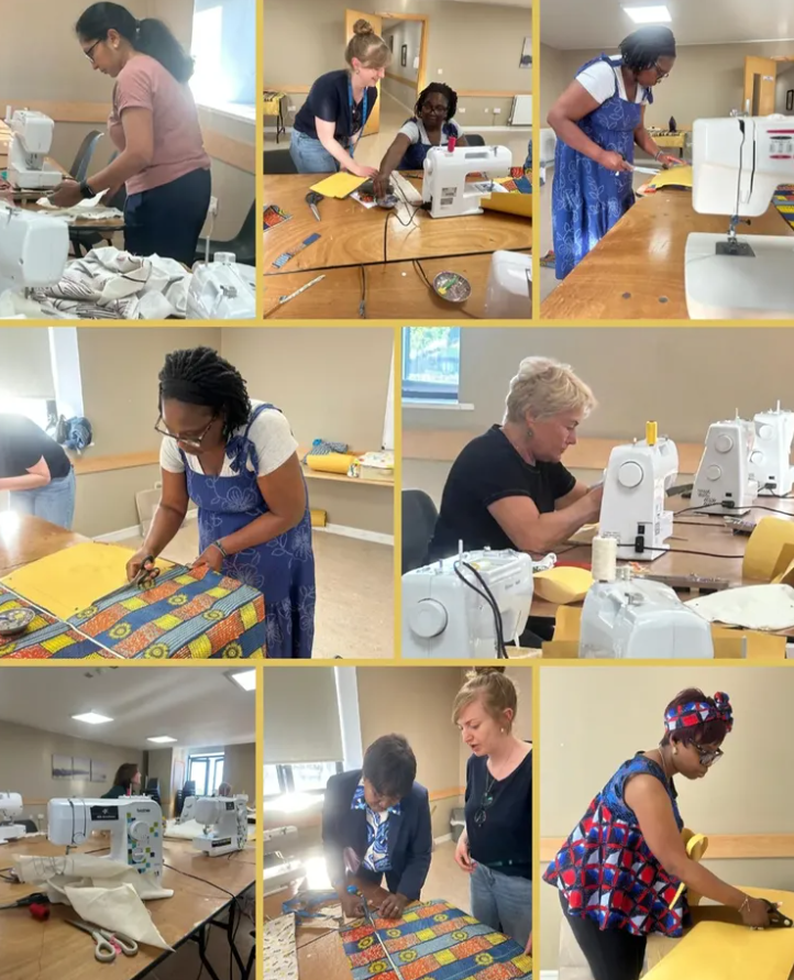 Tuesday's Sewing Workshop in English - Hands 4 Unity